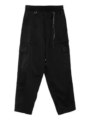 MASTERMIND WORLD Cargo Trousers - Black