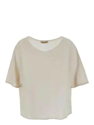 GENTRYPORTOFINO Fine-knit T-shirt - Neutrals