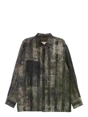 ZIGGY CHEN Printed Shirt - Grey