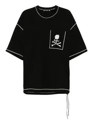 MASTERMIND WORLD Cross-stitch T-shirt - Black