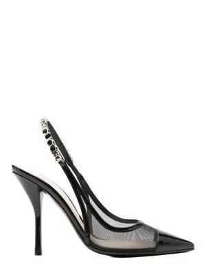 Gucci 110mm Signoria Slingback Pumps - Black