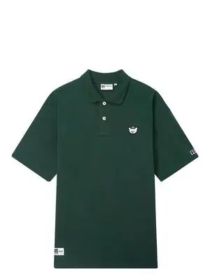 CHOCOOLATE X Russell Athletic Logo-patch Polo Shirt - Green