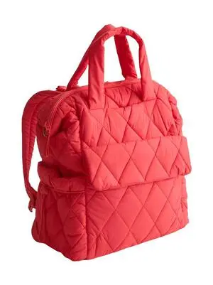 VERA BRADLEY Welland Diaper Tote Backpack - Red