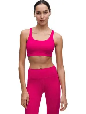 Lululemon Energy Bra Medium Support, B-d Cups - Calypso Pink
