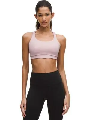 Lululemon Energy Bra Medium Support, B-d Cups Pink Haze