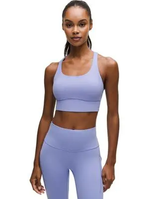 Lululemon Energy Longline Bra Medium Support, B-d Cups - Dusty Lilac