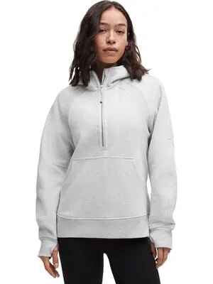 Lululemon Scuba Oversized Half-zip Hoodie - Heathered Core Ultra Light Grey