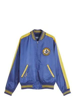 Polo Ralph Lauren Letterman Lined Bomber Jacket - Charter Blue X