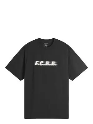 F.C. REAL BRISTOL Blurred Logo T-shirt - Black