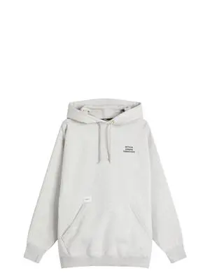 WTAPS Wut Embroidered Hoodie - Ash Gray