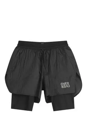 OVER OVER Two Layer Short - Black