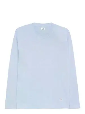 C.P. COMPANY Cotton Crepe T-shirt - Blue