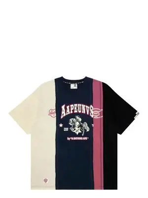 A BATHING APE Aape * Colour-block T-shirt - Blue