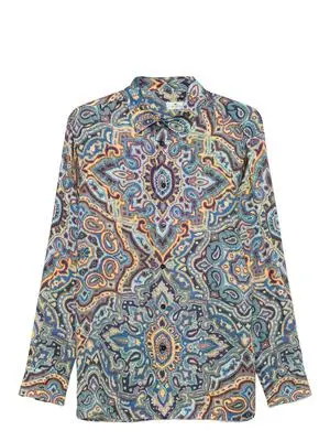 Etro Paisley-print Shirt - Blue