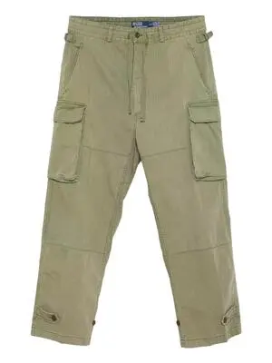 Polo Ralph Lauren Herringbone Cargo Trousers - Green