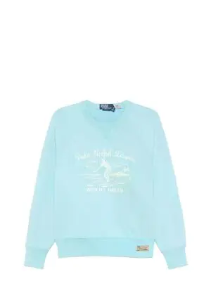 Polo Ralph Lauren Graphic-print Sweatshirt - Blue