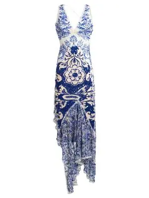 Etro Sequin-embroidered Dress - Blue