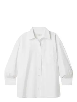 Suzie Kondi Kappa Cotton-poplin Shirt - White