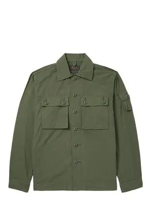 BEAMS Cotton-ripstop Overshirt - Green