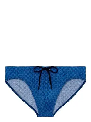 HOM Hendaye Swim Mini Briefs - Blue Print
