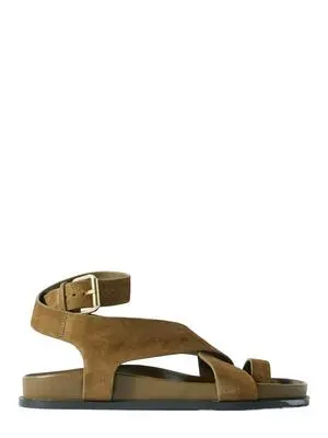 A.emery Jalen Suede Sandals - Green
