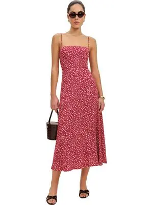 REFORMATION Monette Midi Dress Last Tango