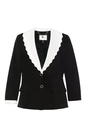 NISSA Contrasting-Trim Blazer