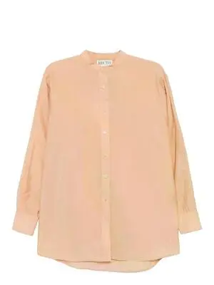 RECTO Round-collar Shirt - Pink