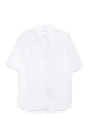 Attachment Cotton Shirt - White