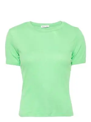 RECTO Sheer Jersey T-shirt - Green