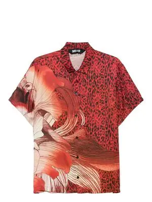 Just Cavalli Printed Shirt - Red