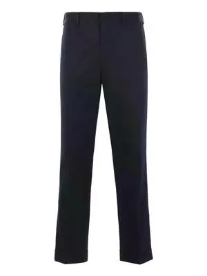 J.PRESS Gabardine Chino Trousers - Blue
