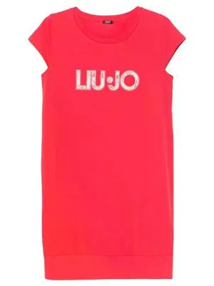 Liu Jo Logo-print Mini Dress - Red