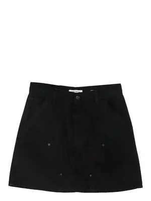 Carhartt Work In Progress Patch-pocket Mini Skirt - Black