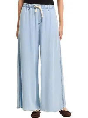Vintage Havana Wide-leg Pants - Washed Denim
