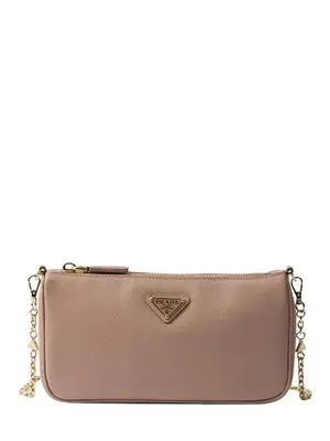 Prada Mini Saffiano Leather Bag - Powder Pink