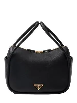 Prada Prada Leather Handbag Black