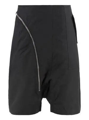Rick Owens Cotton Bermuda Shorts - Black