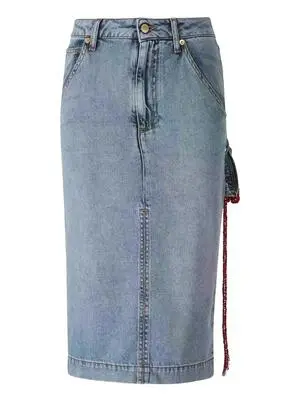 DARKPARK Denim Skirt - Blue