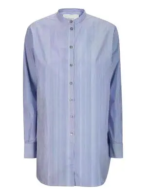 Studio Nicholson Cotton Striped Shirt - Blue