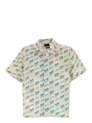 Howlin' Logo-print Shirt - Neutrals
