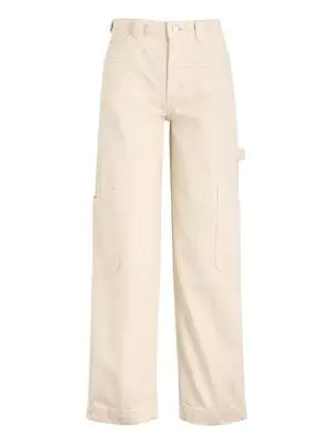 DAMSON MADDER Drew Straight-leg Cargo Jeans - Cream
