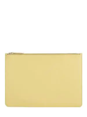 MAISON MARGIELA Leather Pouch - Yellow