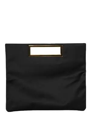 Jeffrey Campbell Jeffrey Campbell To-go Satin Clutch Black Satin