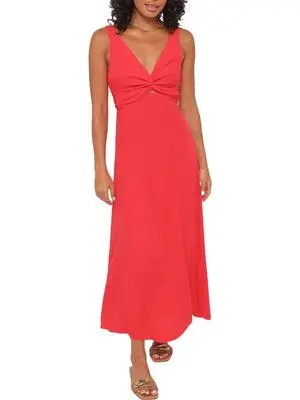 PETAL & PUP Petal & Pup Archer Fit & Flare Midi Dress