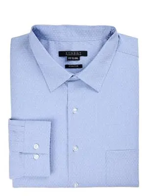 SYNRGY BY DXL Big & Tall Performance Dress Shirt - Blue