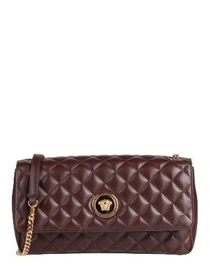 Versace Quilted Lambskin Flap Bag - Red