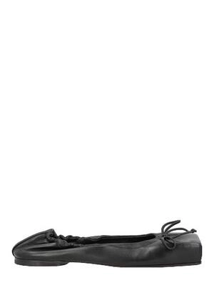 Jacquemus Leather Ballet Flats - Black