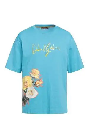 Dolce & Gabbana T-shirt Azure Size Cotton - Blue