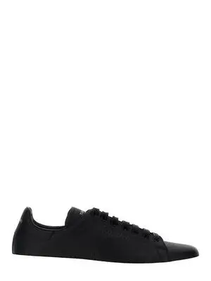 TOM FORD Leather Logo Sneakers - White/black